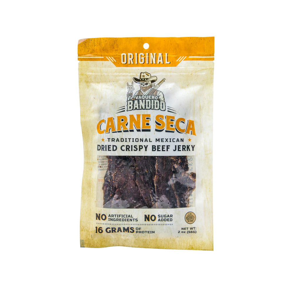 Original Carne Seca Mexican Beef Jerky – Vaquero Bandido