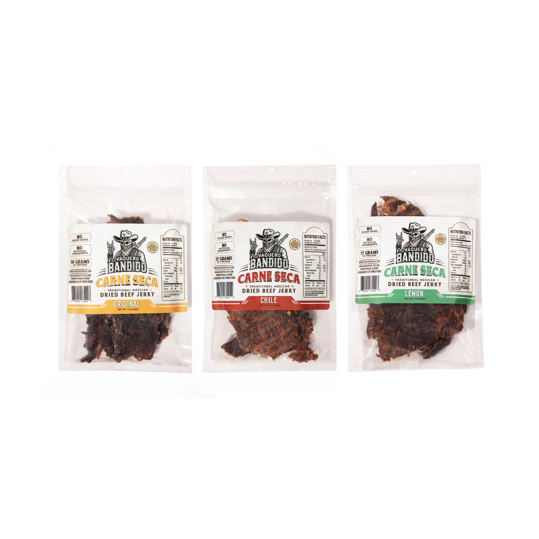 Traditional Mexican Beef Jerky Variety Pack – Vaquero Bandido