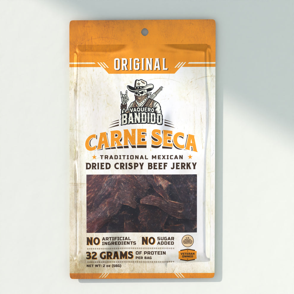 Original Carne Seca Mexican Beef Jerky – Vaquero Bandido
